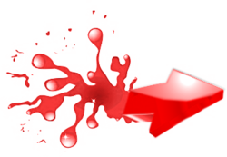 Arrow Splash (PSD) | Official PSDs